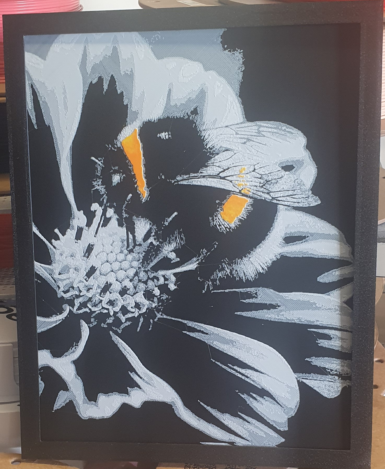Bumble Bee Wall Art – Layer Upon Layer