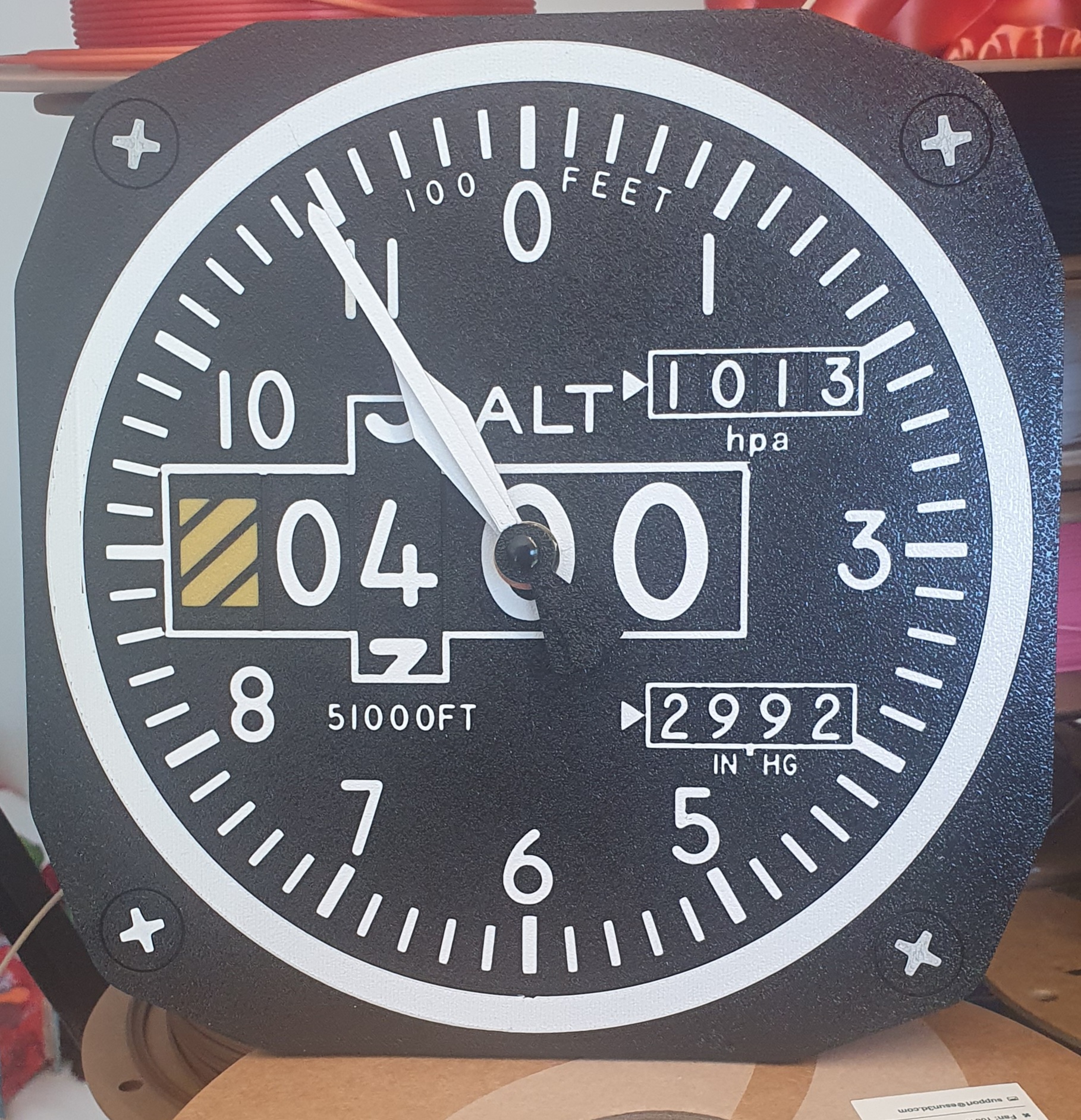 Altimeter Clock – Layer Upon Layer